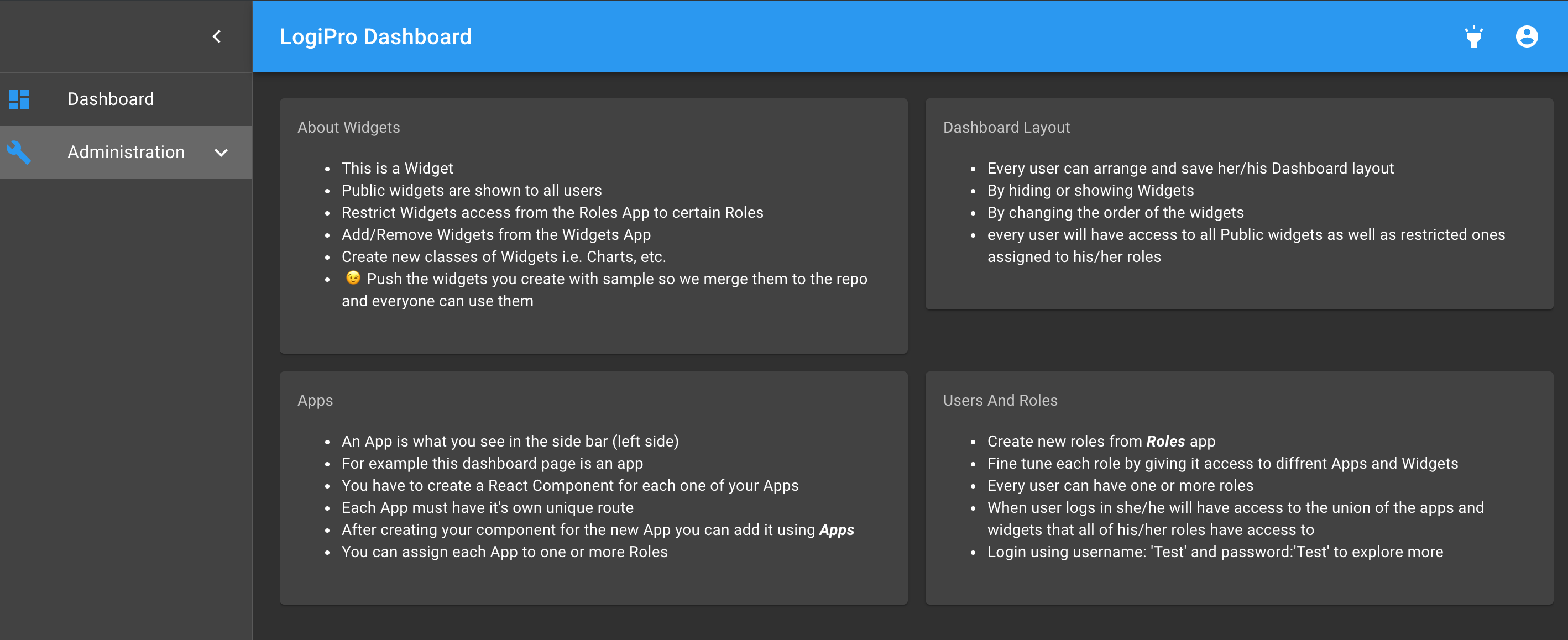 GitHub - logipro/logi-dashboard: LogiPro Dashboard front end using ...
