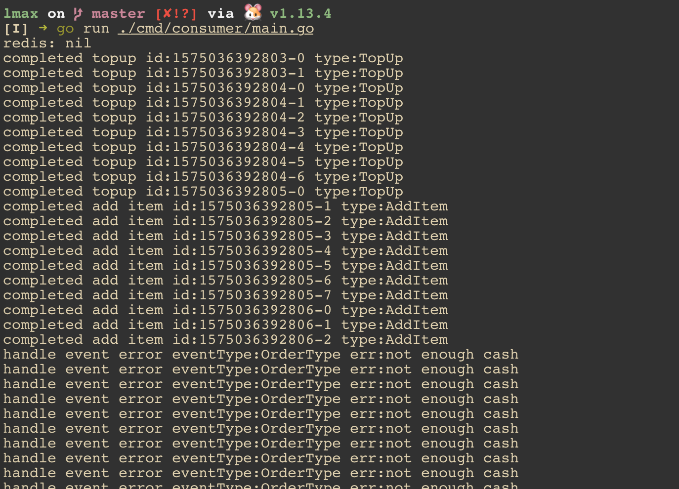 GitHub - lattecotton/lmax: sample event sourcing application using go and redis