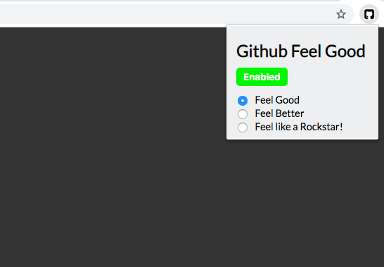 GitHub - sunilkumarc/github-feel-good: A chrome extension to help you ...