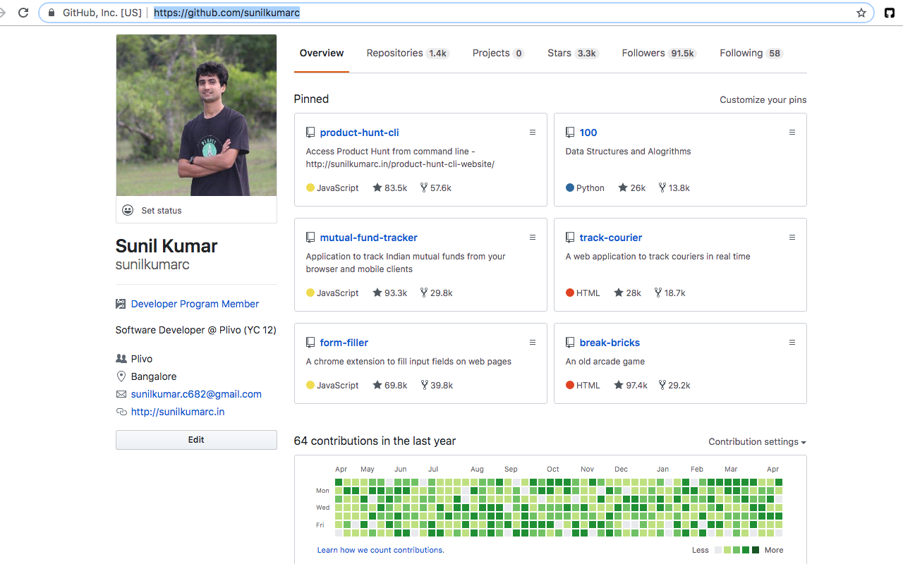 GitHub - sunilkumarc/github-feel-good: A chrome extension to help you ...