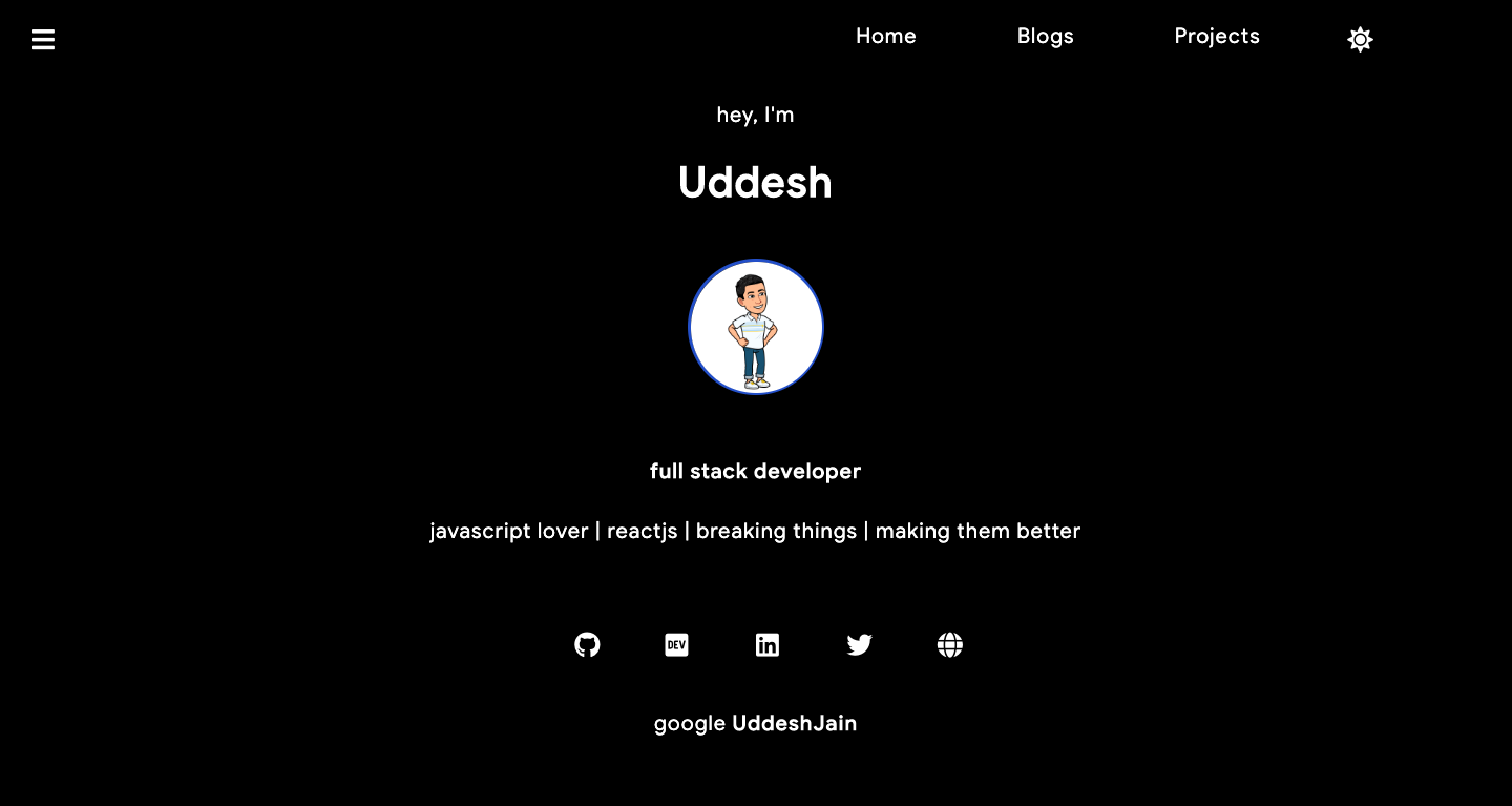 GitHub - UddeshJain/portfolioV2: This is V2 of my portfolio website.