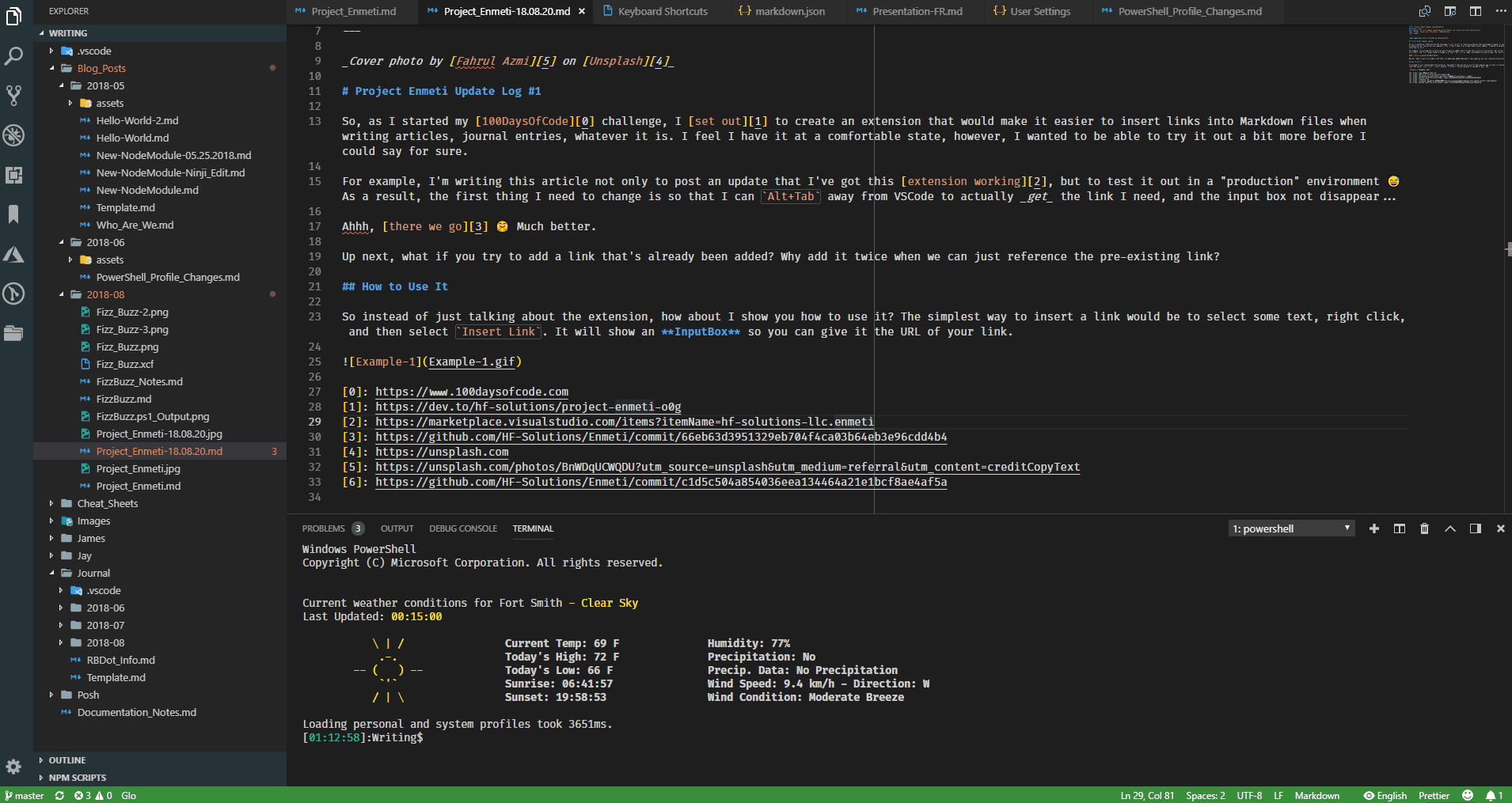 Project Enmeti Update Log 2018/08/20 | HassleFree Solutions, LLC.